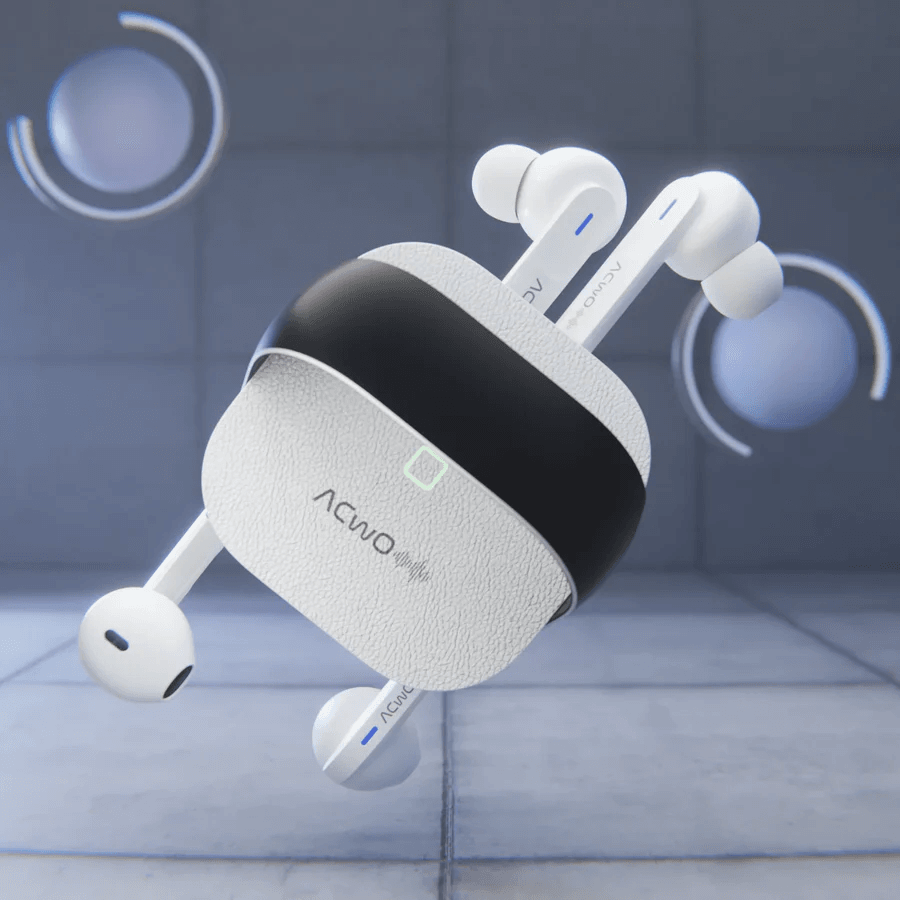 ACwO DwOTS Fire | Wireless Charging Earbuds With 45ms Super Low Latency