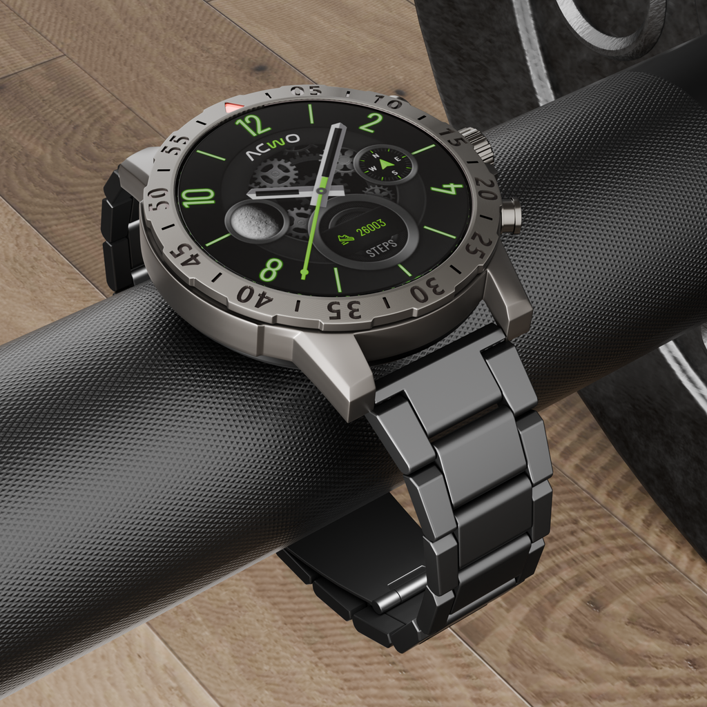 FwIT Biz | Smartwatch with AMOLED Display & Functional Crown – ACwO