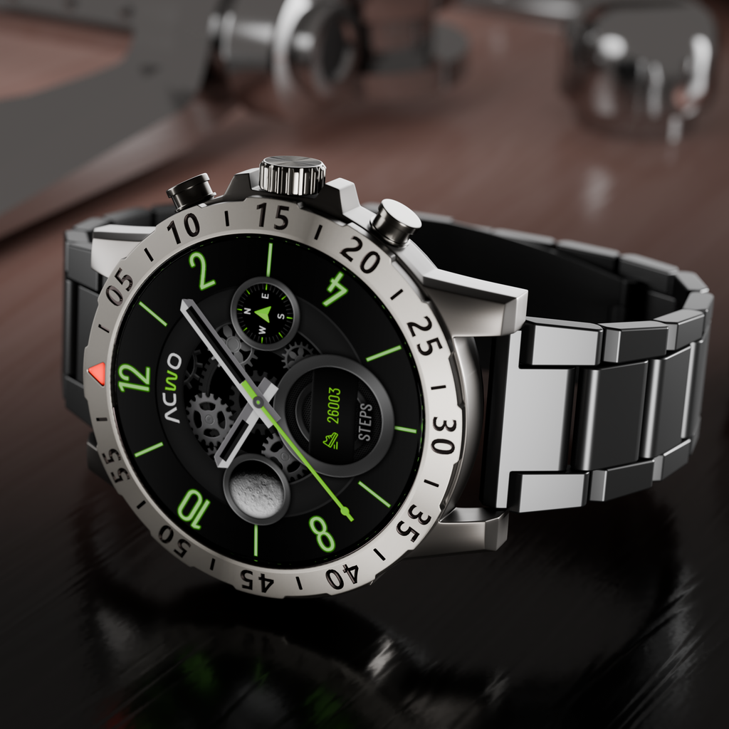 ACwO FwIT BIZ - Rugged AMOLED Display Smartwatch with IP67 Water ...